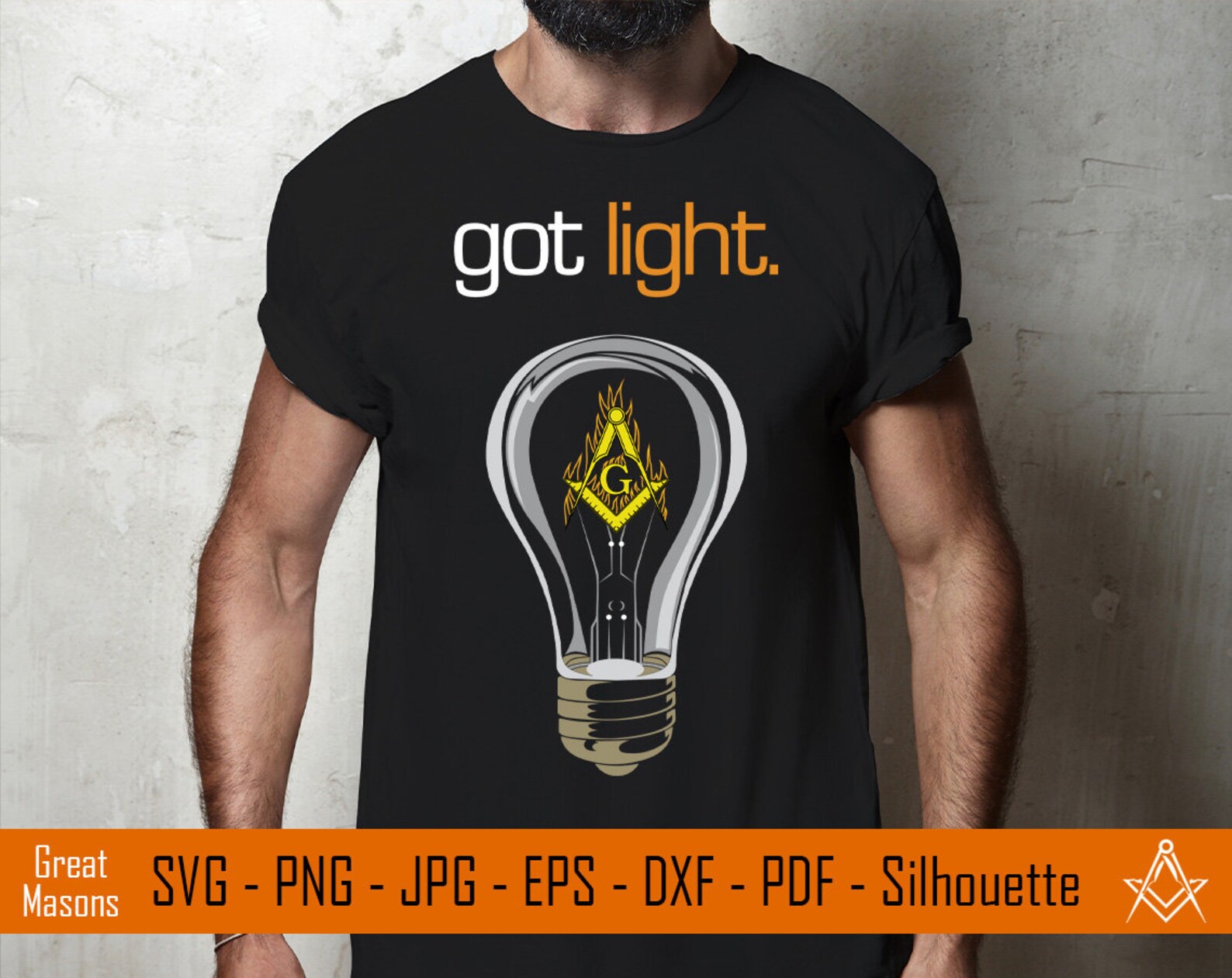 Got Light Freemason Symbol Digital File - Great Masons *SVG, Png, Eps ...
