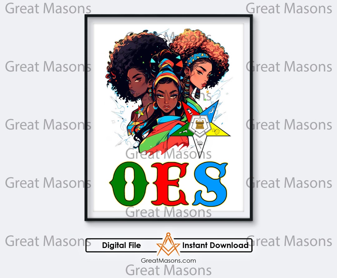 OES Sisters Squad Sistas FATAL Order of the Eastern Star Masonic Wall ...