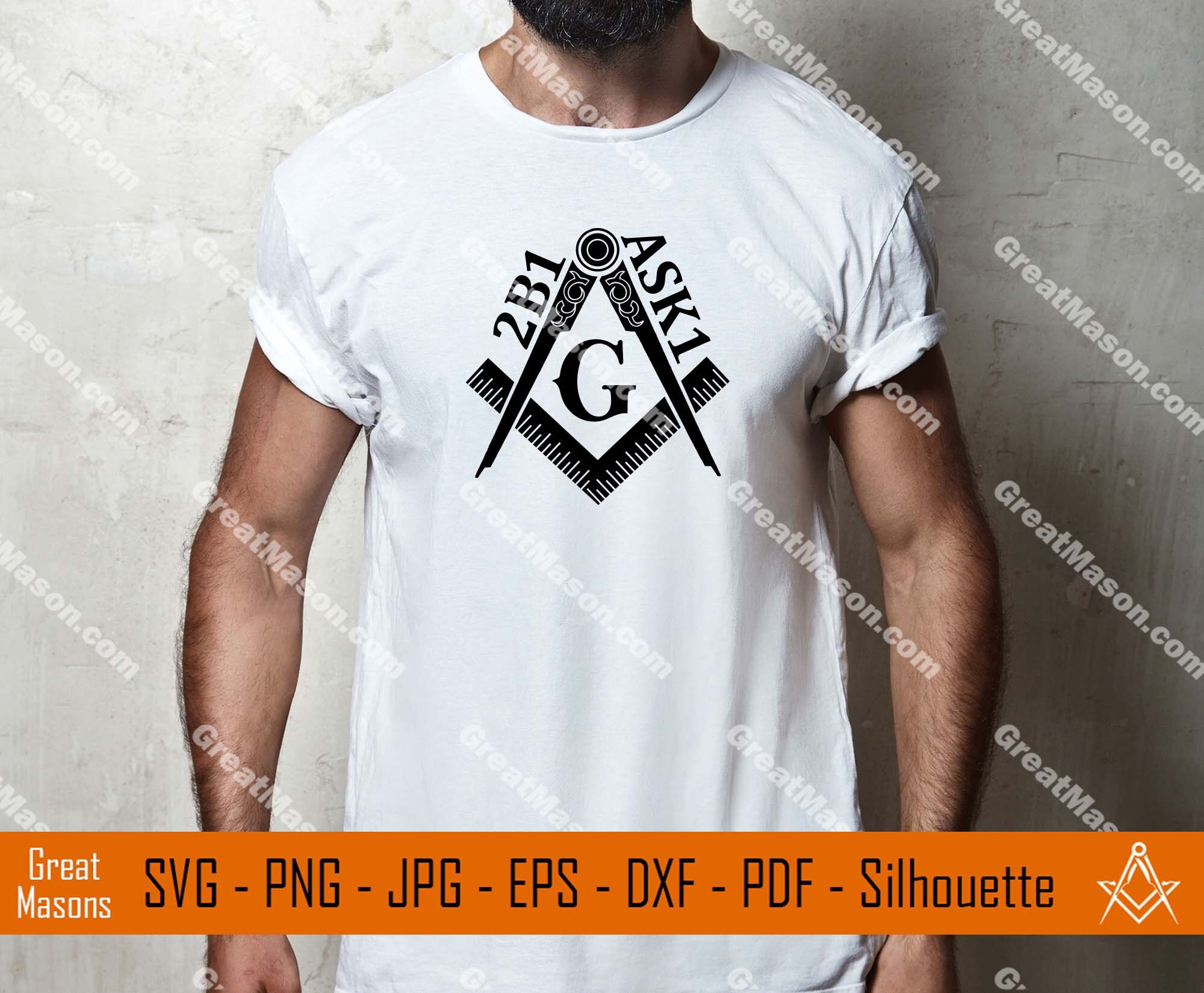 Freemason 2B1ASK1 Symbol Masonic Digital File Great Masons - Etsy
