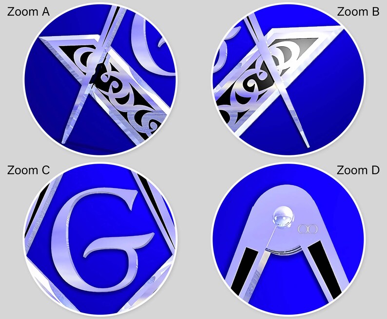 Mason Symbol Freemasons Blue Emblems Logo Masonic Square & - Etsy