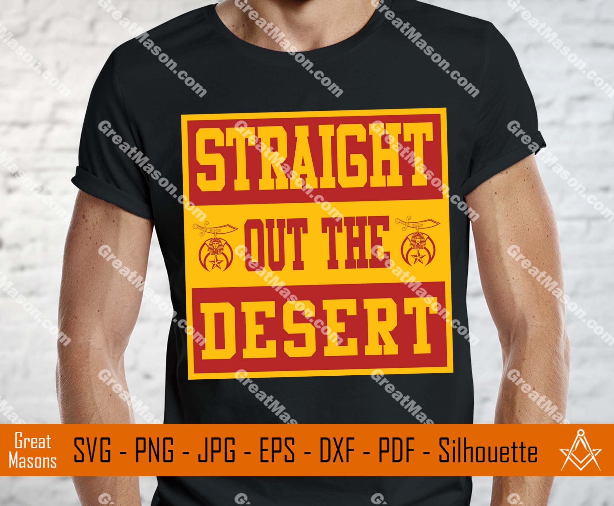 Shriner Straight Out the Desert Nobles Mystic Shrine Scimitar - Etsy