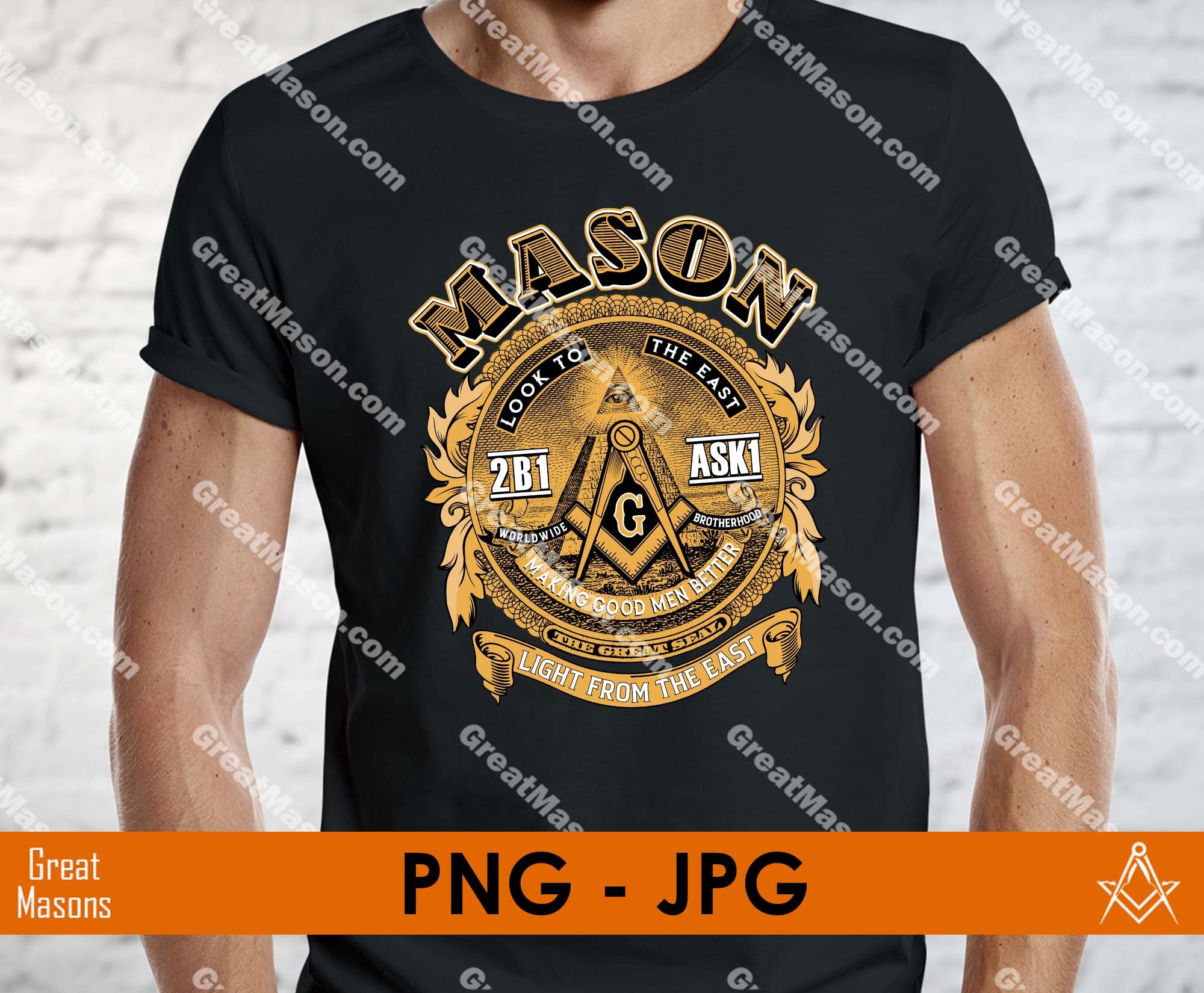 Mason the Great Seal Making Good Men Better 2B1ASK1 Worlwide - Etsy