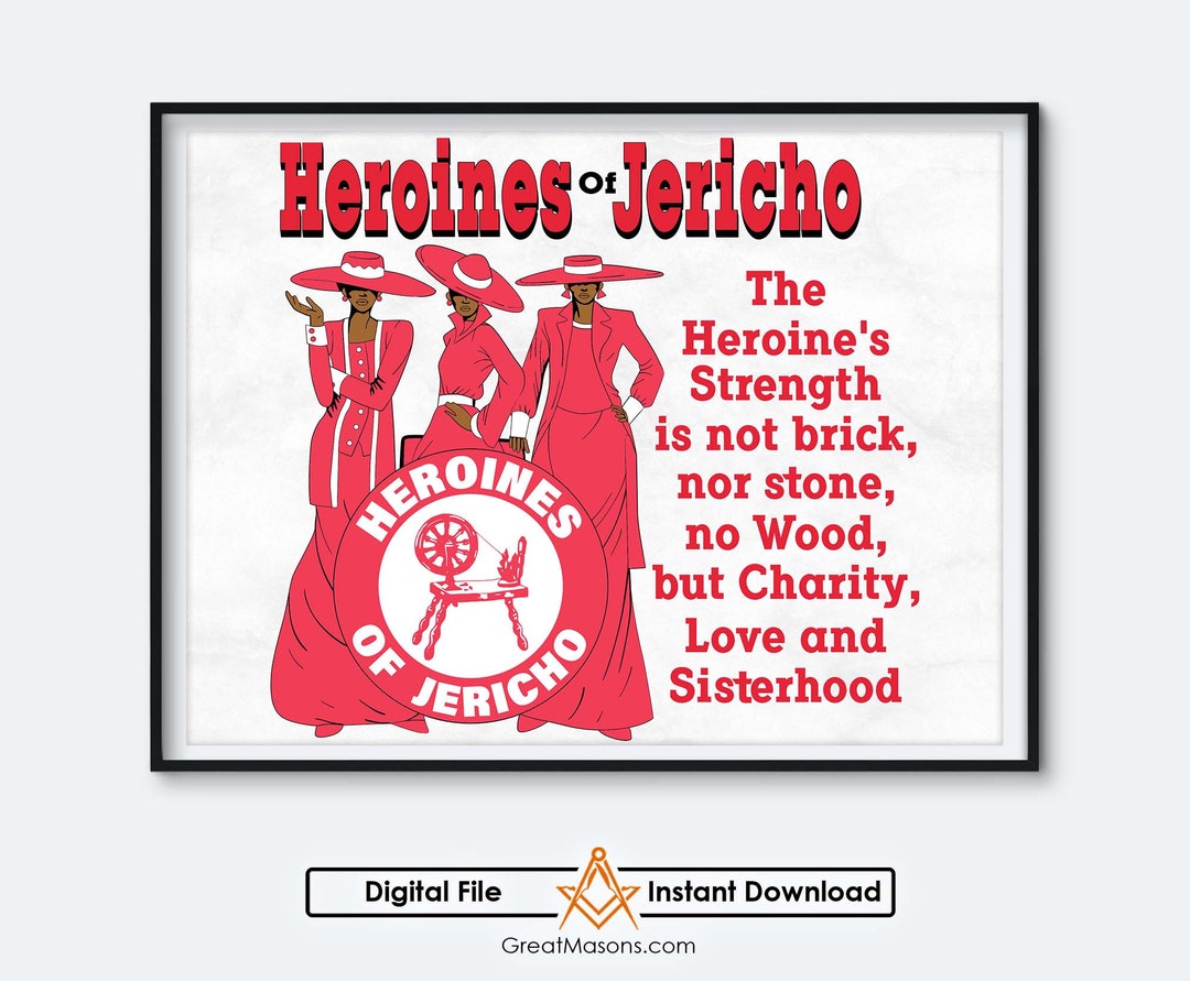 Heroines of Jericho Sisters Royal Arch Masons Family OES HOJ York Rite ...
