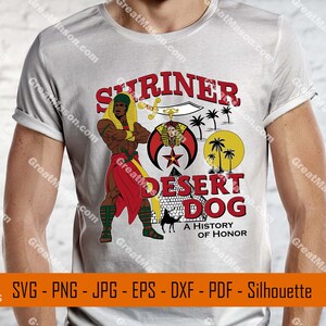 Shriner Noble Pharaoh With Swords King of the Desert Dog Shriners ...