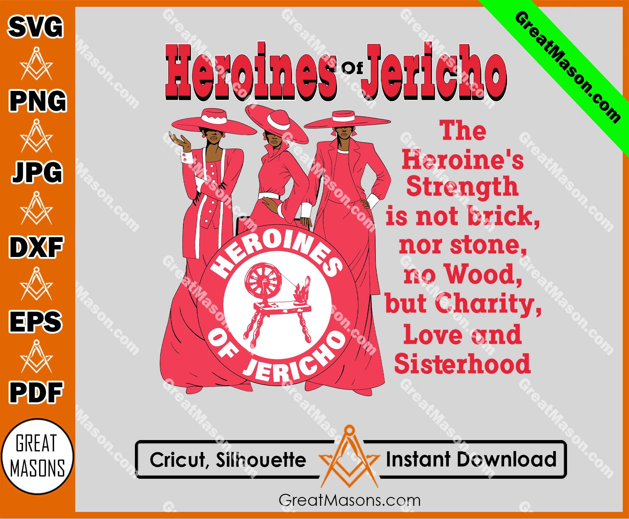 Heroines of Jericho Sisters Royal Arch Masons Family OES HOJ - Etsy