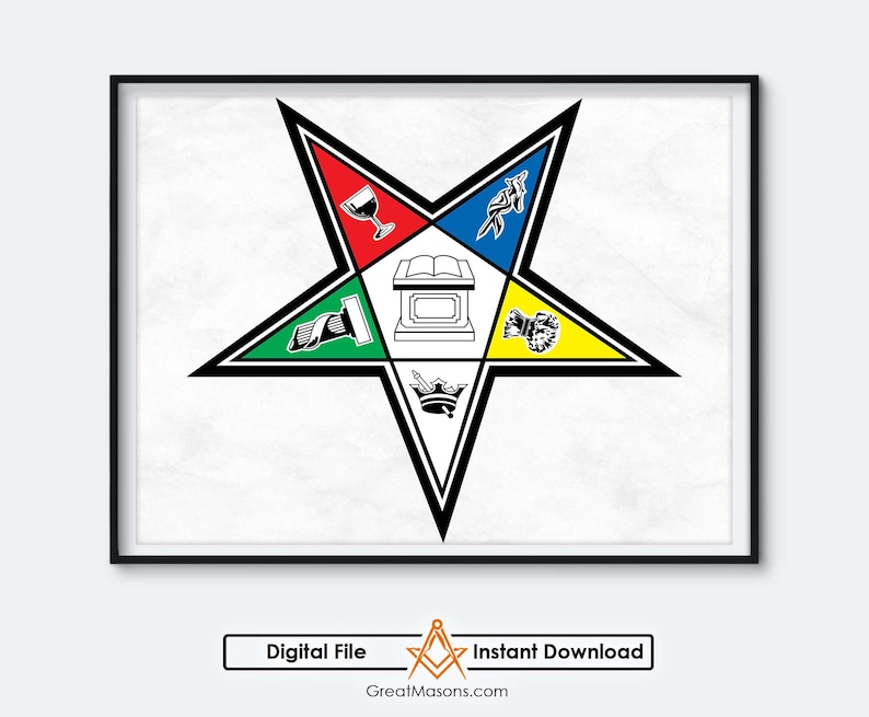 OES Star FATAL Logo Symbols Order of the Eastern Star Sisterhood ...