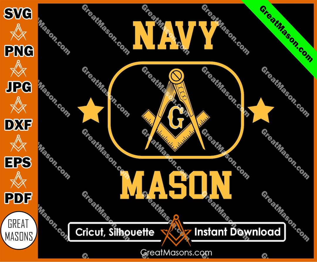 US Navy Mason Square and Compass United States Freemason - Great Masons ...