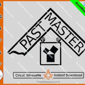 Mason Past Master Masonic Digital File - Great Masons Design *SVG, Png ...