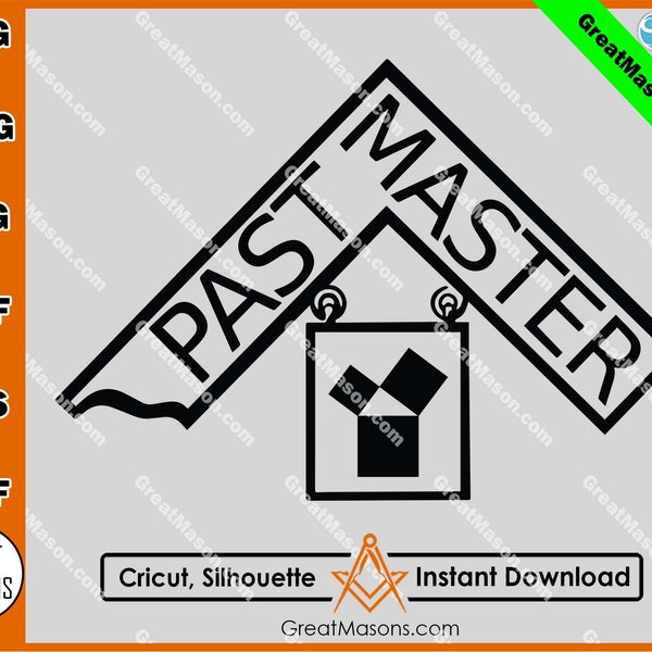 Masonic Past Master Silhouette - Etsy