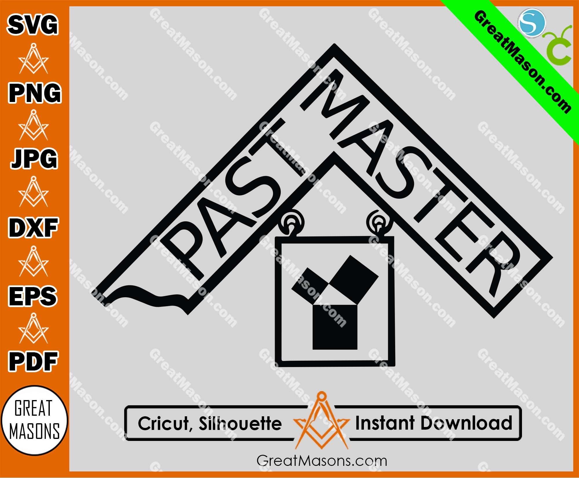 Mason Past Master Masonic Digital File Great Masons Design - Etsy