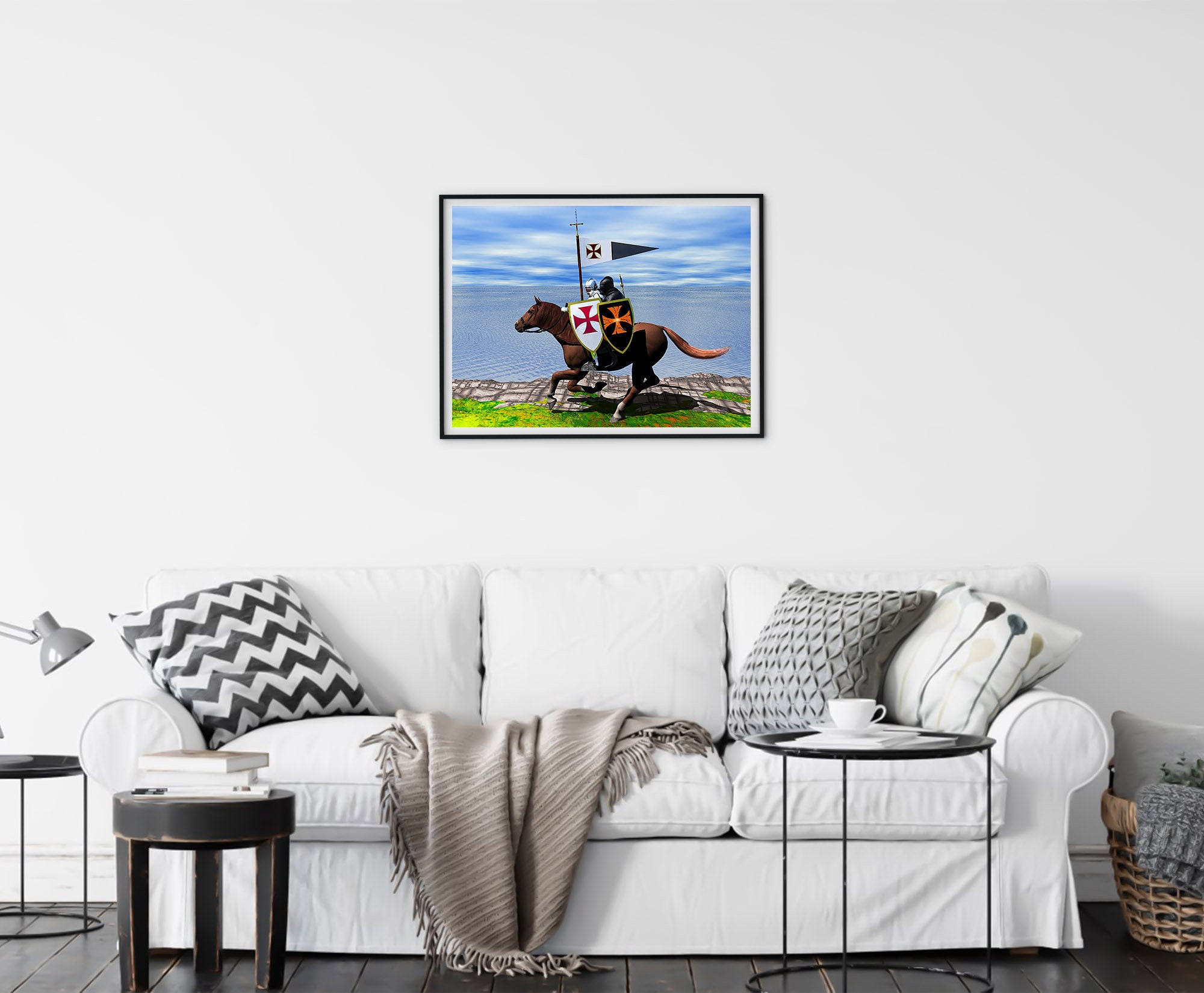 Knights Templar Crusader York Rite Masonic Freemason 3D Art - Great ...