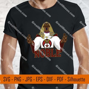 Noble Mystic Shrine Pharaoh King of the Desert Shriner AEAONMS Masonic ...