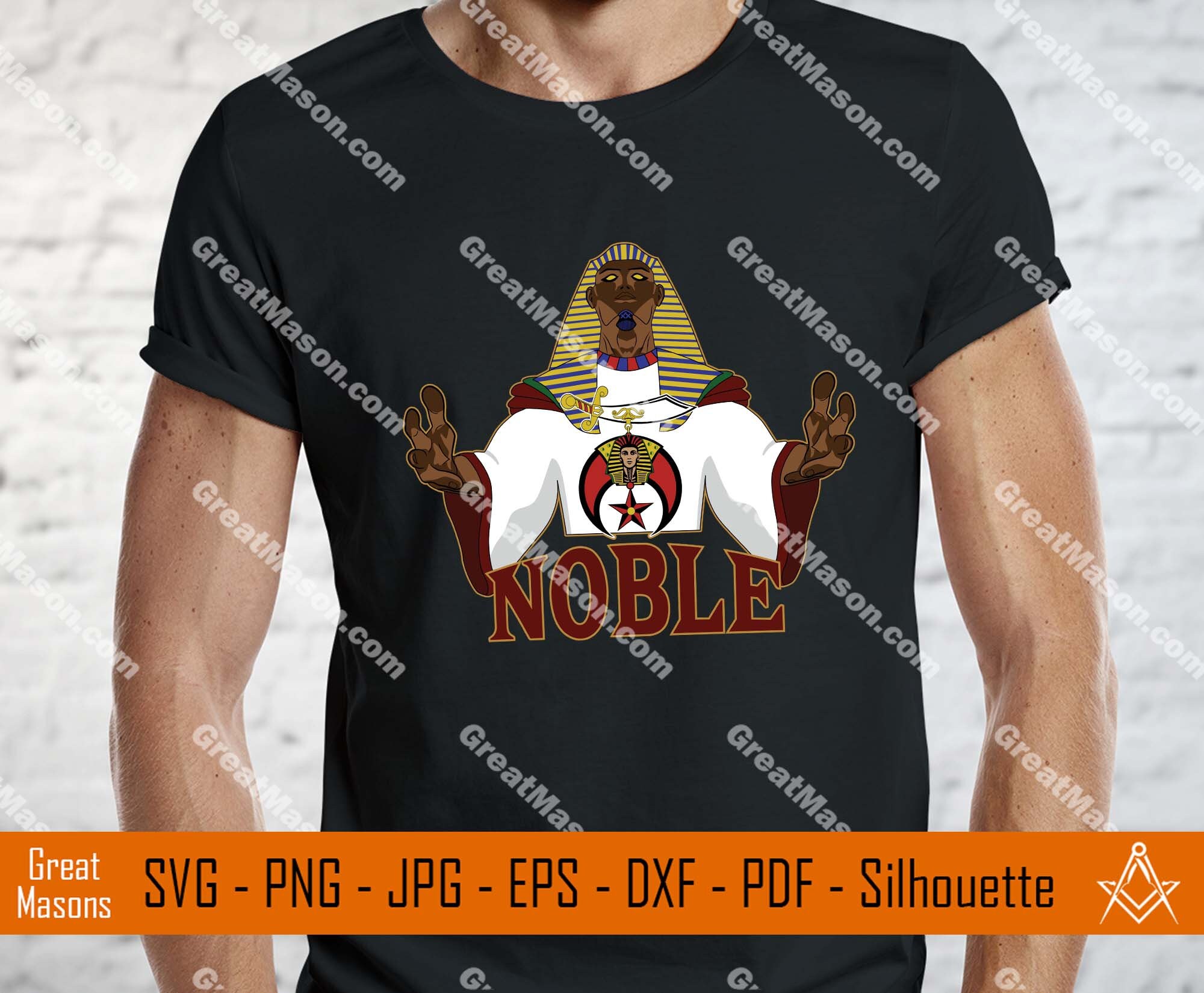 Noble Mystic Shrine Pharaoh King of the Desert Shriner AEAONMS Masonic ...