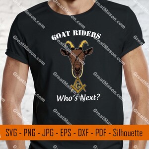 Goat Rider Masonic Necklace Digital File - Great Masons *SVG, Png, Eps ...