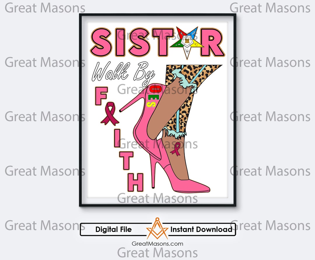 OES Sistar Walk by Faith Breast Cancer Awareness FATAL Order Eastern ...