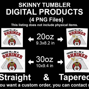 Proud to Be A Shriner Logo Symbol Pharaoh Masonic Art 20oz 30oz Skinny ...