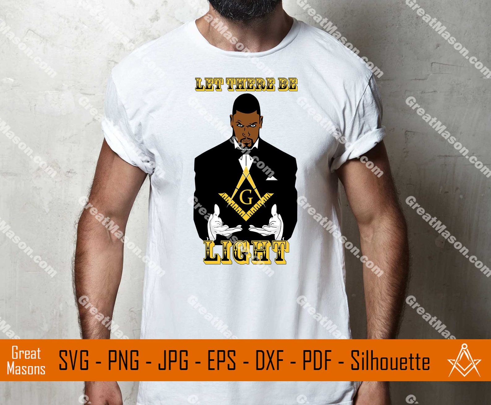 Let There Be Light Symbol in Hand PHA Masonic Great Masons - Etsy
