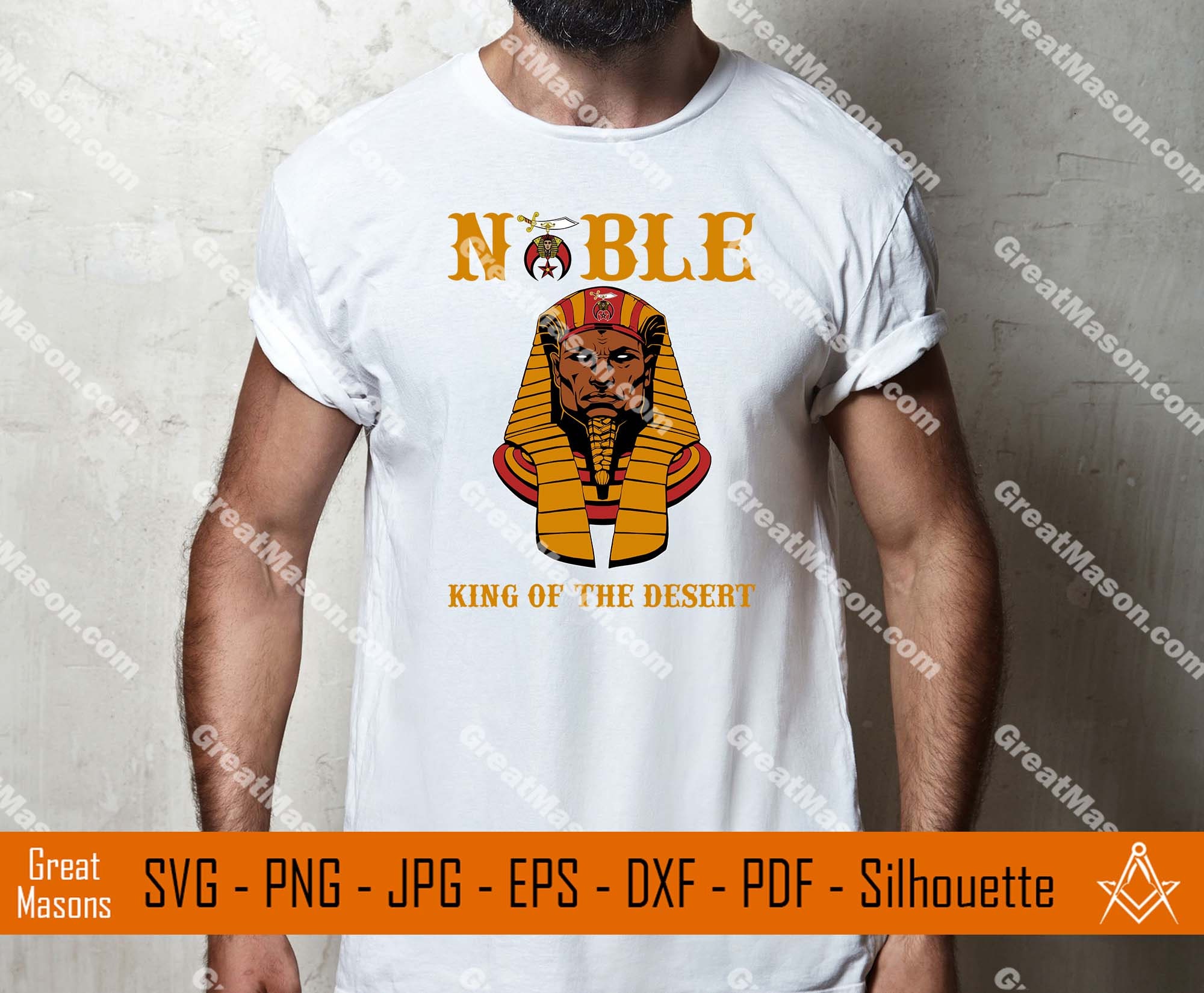 Noble Mystic Shrine Pharaoh King of the Desert Shriner AEAONMS - Etsy