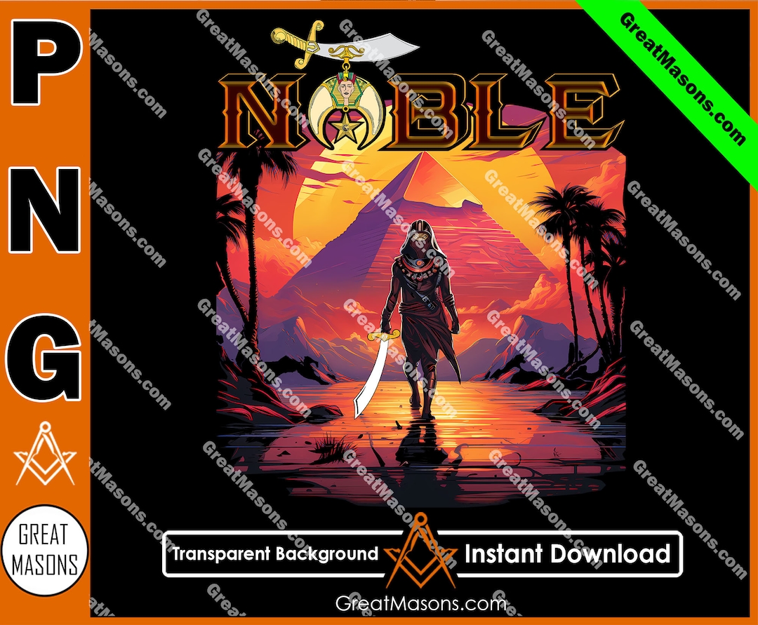 Noble Shriner Egyptian Warrior Pharaoh King of the Desert Pyramid ...