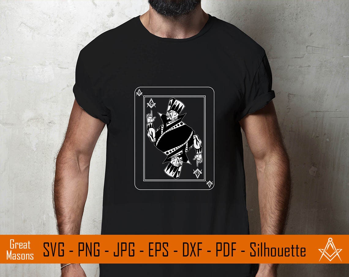 King Card Freemason Masonic Digital File Great Masons Design - Etsy