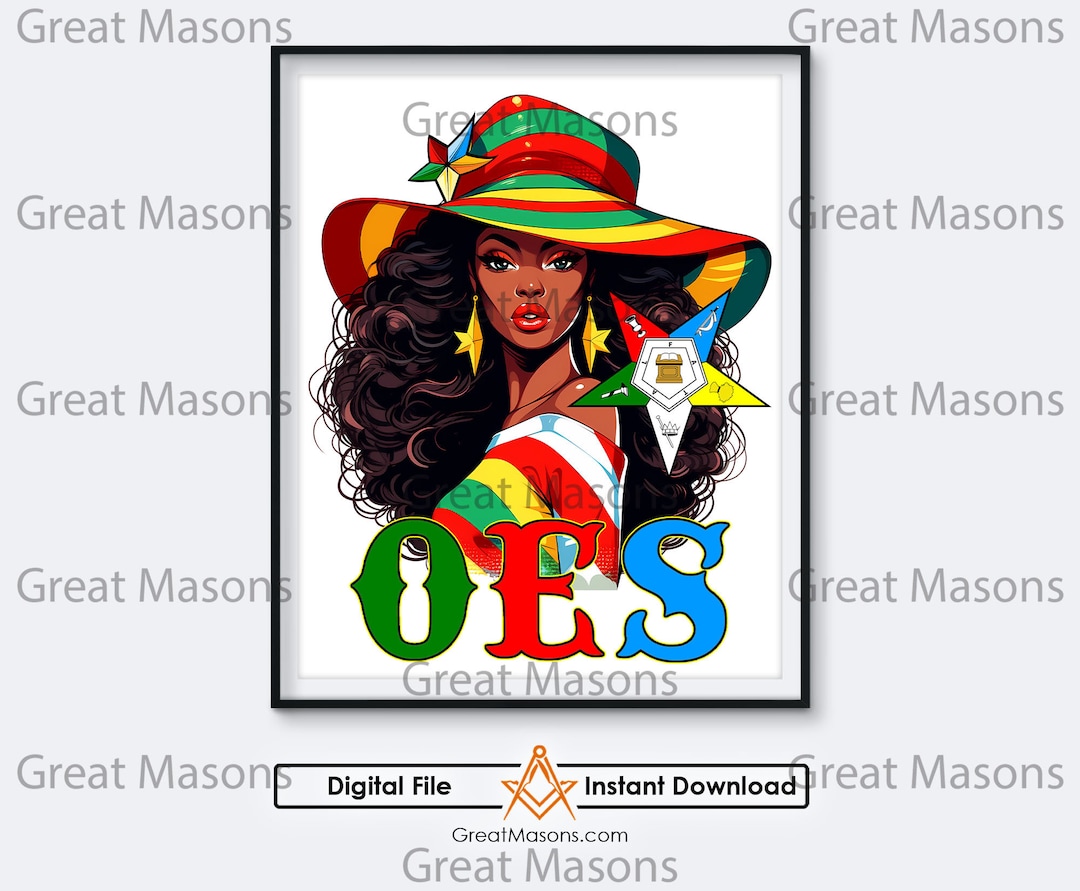 OES Sister Wide-brimmed Hat FATAL Order of the Eastern Star Masonic ...