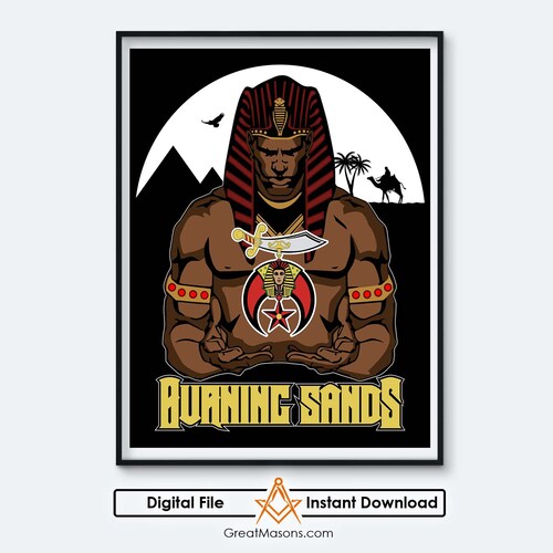 Noble Mystic Shrine King of the Desert Burning Sands AEAONMS - Etsy