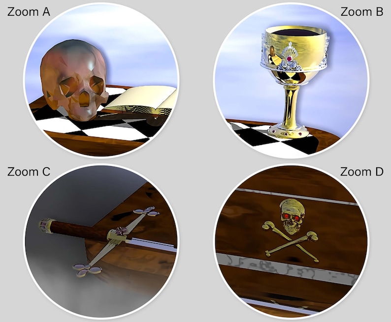 Altar Masonic Skull and Bones Bible Freemasons 3D Art Great - Etsy