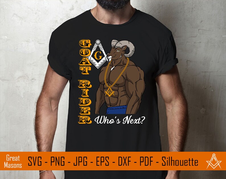 Goat Rider Masonic Necklace Digital File Great Masons SVG - Etsy