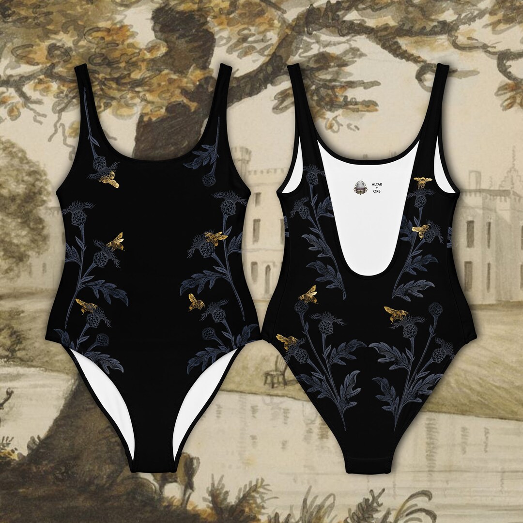 Victorian Bees One Piece Swimsuit - Etsy