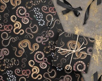 Snake Wrapping Paper - Etsy
