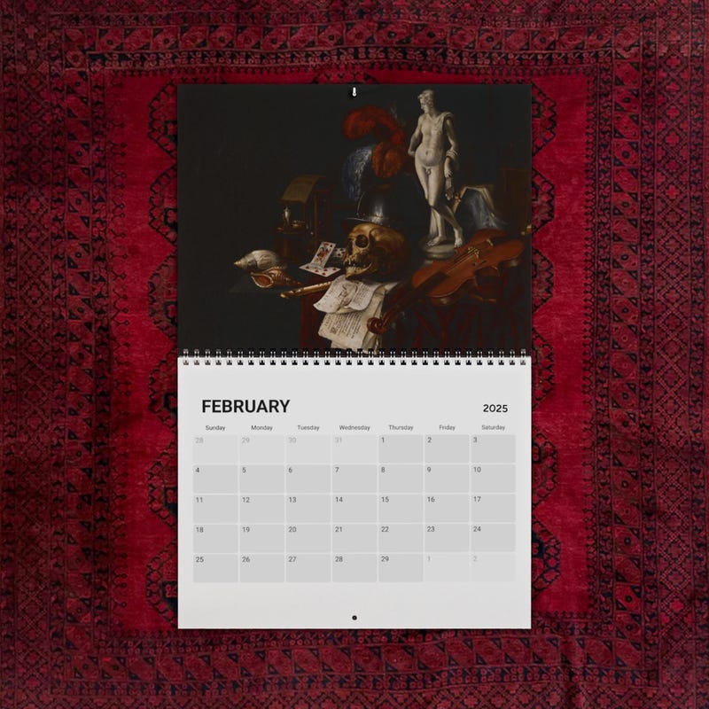 2025 Gothic Calendar - Etsy