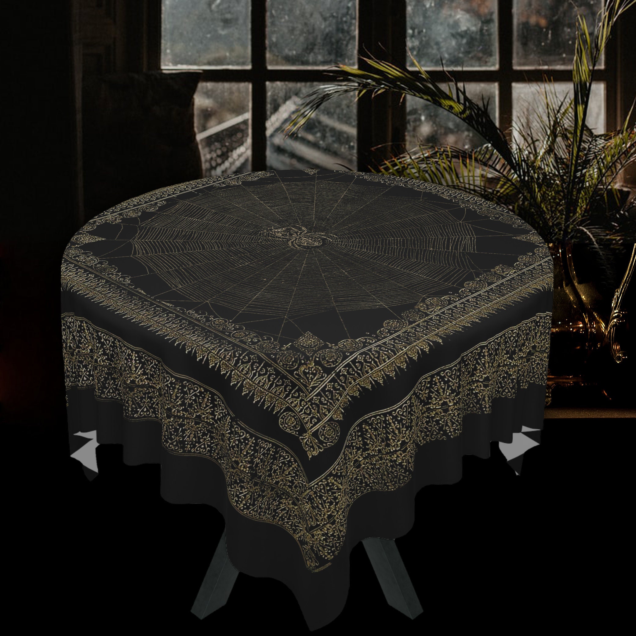 Spider and the Fly Victorian Gothic Tablecloth - Etsy