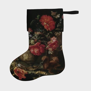 Vanitas Gothic Victorian Squirrel Holiday Stocking - Etsy