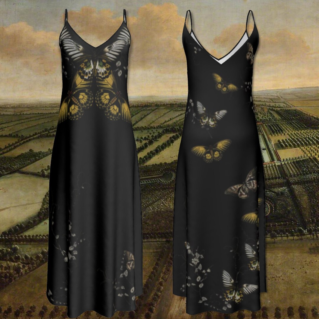 Antique Butterfly Wings Slip Dress - Etsy
