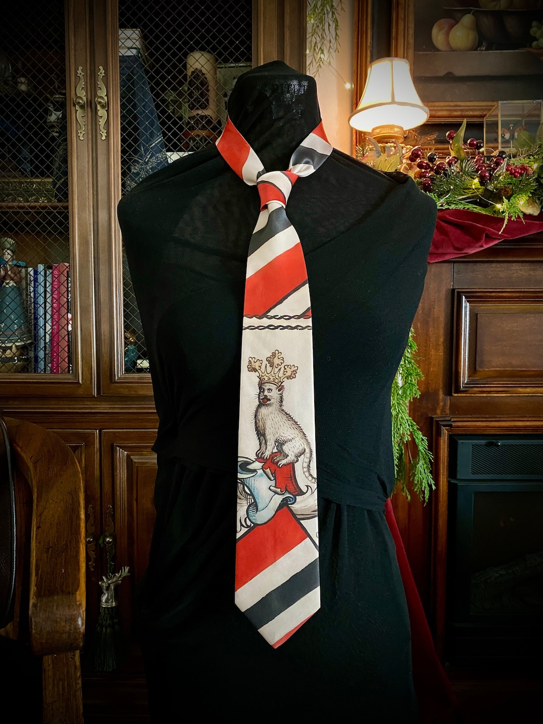 Medieval Cat Necktie - Etsy