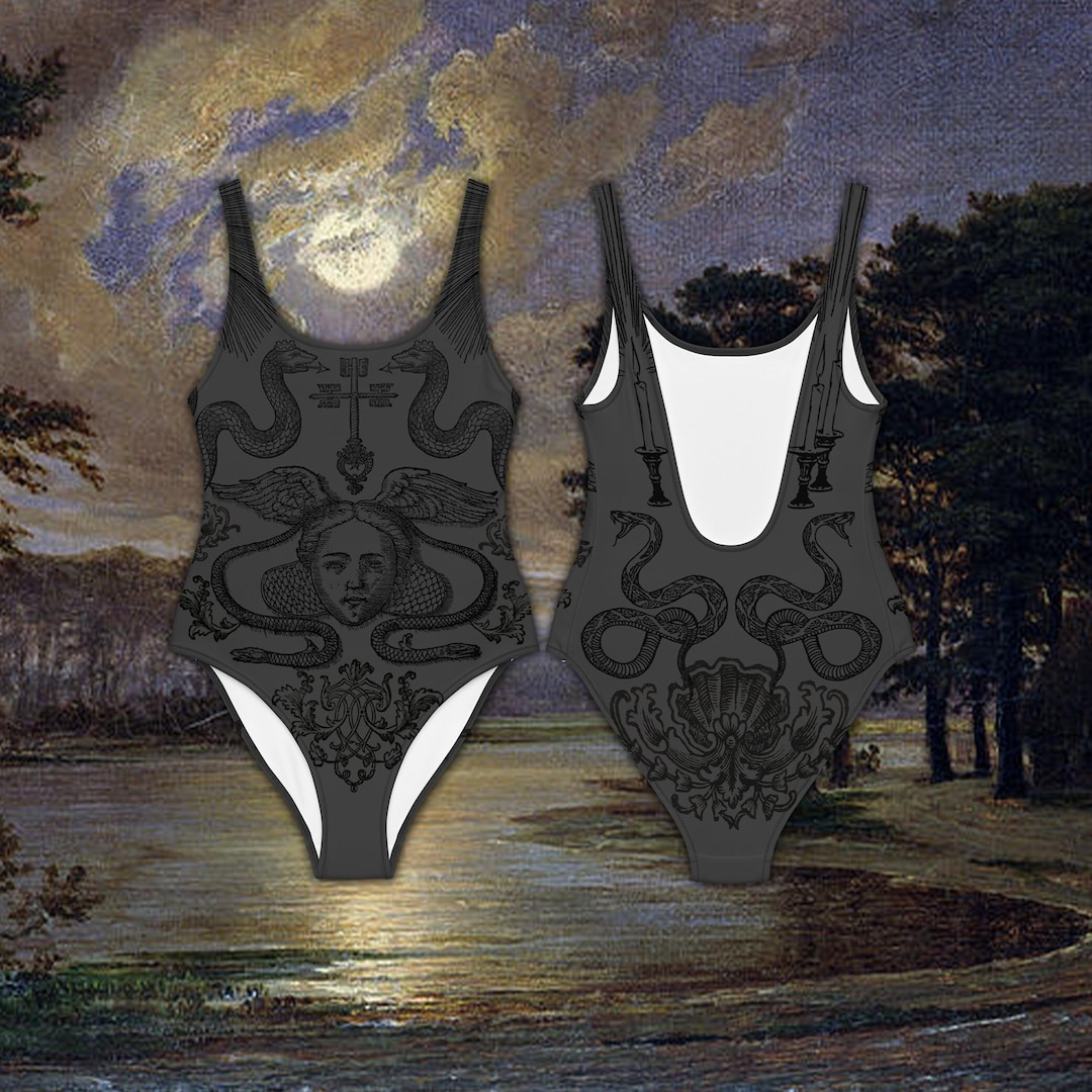 Valkyrie French Emblems One Piece Swimsuit - Etsy