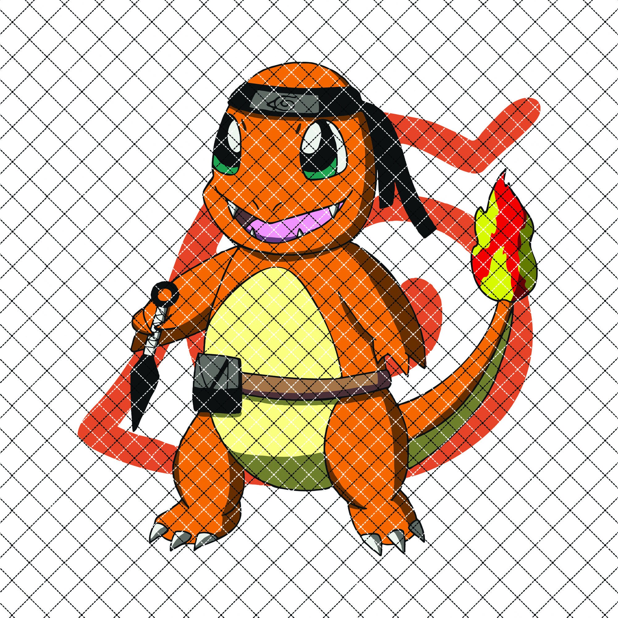 Charmander Pokemon Layered Svg Charmander svg Pokemon SVG | Etsy