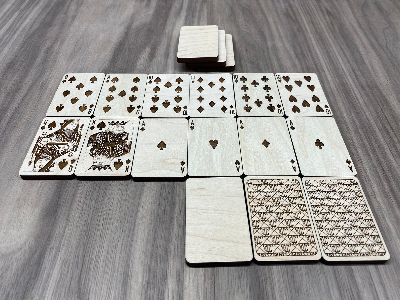 Poker Table Art Piece for Glowforge - SVG - PDF - Multi-layer - Digital ...
