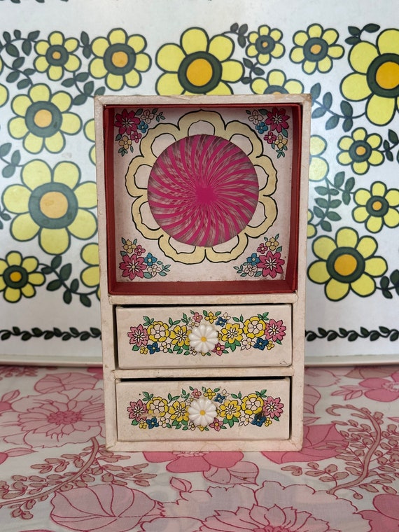 1960s Jaymar Animated Music Box / Jewellery Box / Flo… - Gem