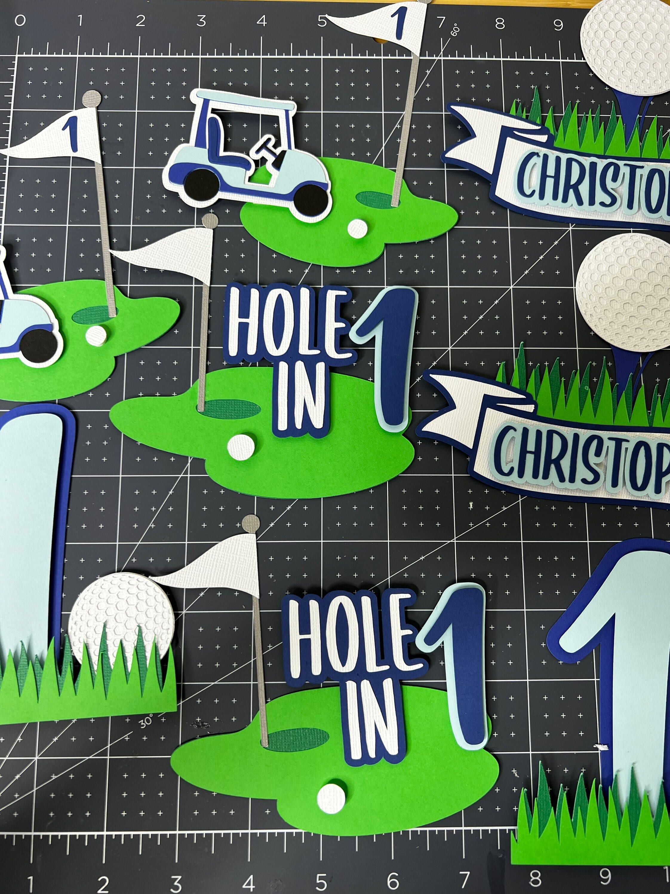 Golf Toppers, Hole in One Birthday, Golf Table Decor, Golf Party ...
