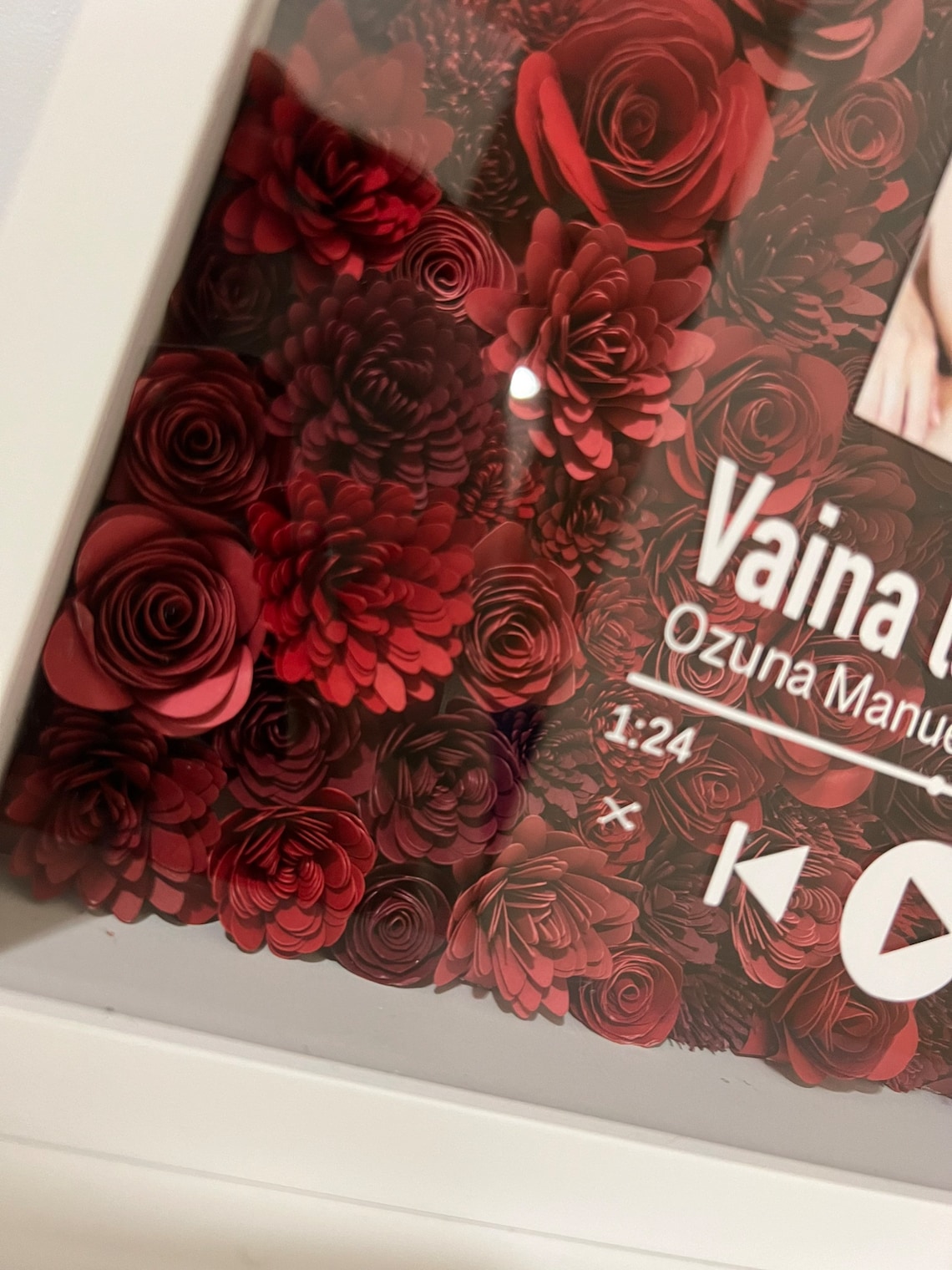 Spotify Shadow Box, Valentine's Day Gift , Gift for Her , Shadow Box ...