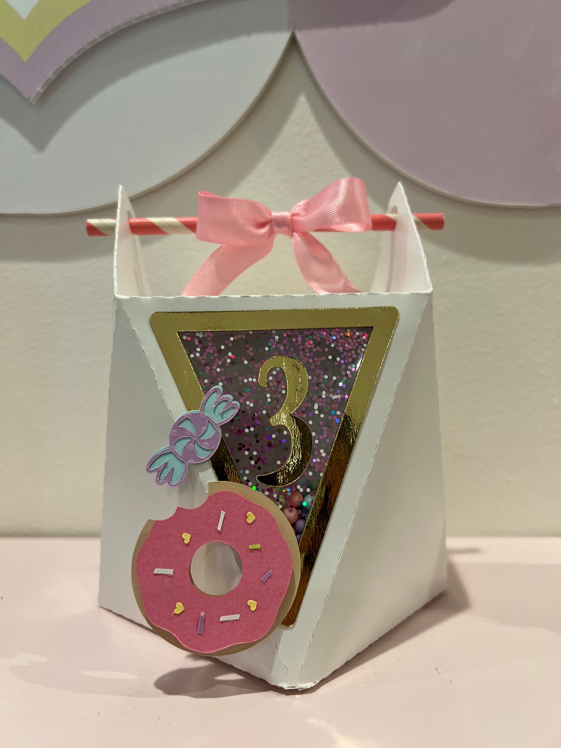 Candy Favor Boxes / Candyland Favor Boxes / Ice Cream Favor Box ...