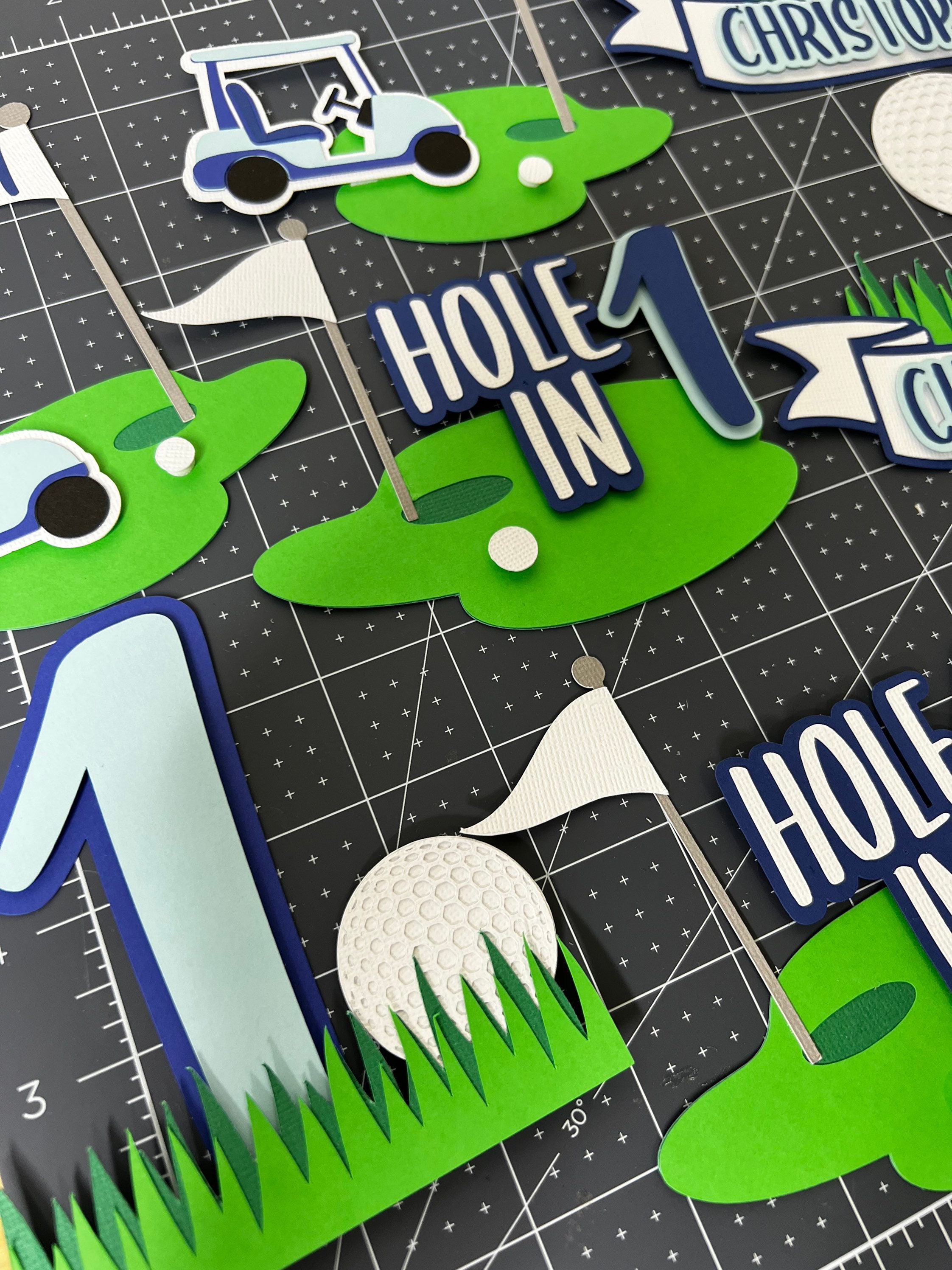 Golf Toppers, Hole in One Birthday, Golf Table Decor, Golf Party ...
