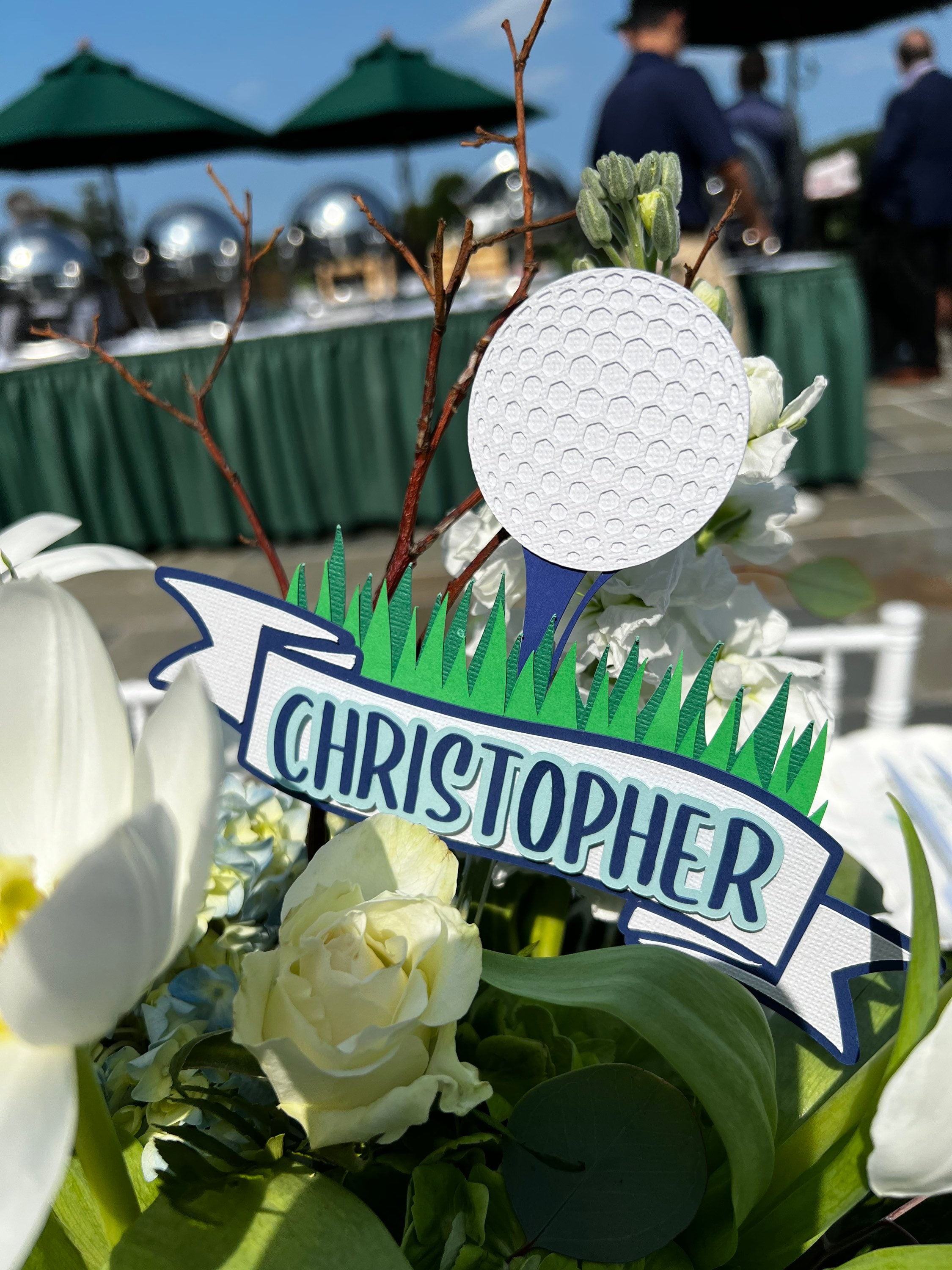 Golf Toppers, Hole in One Birthday, Golf Table Decor, Golf Party ...
