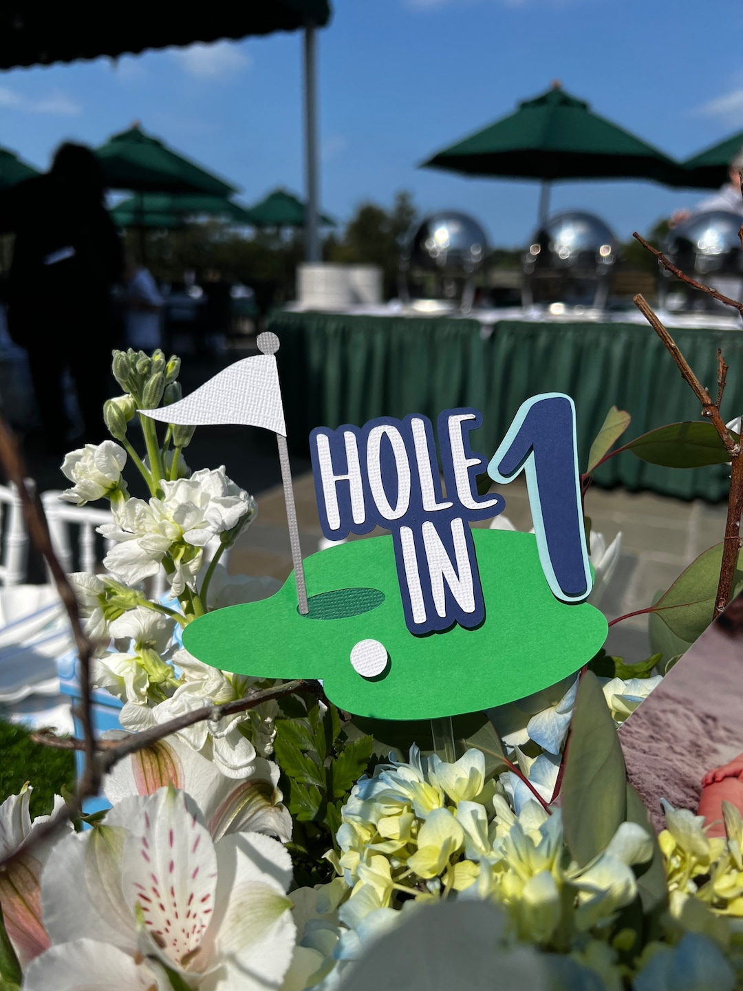 Golf Toppers, Hole in One Birthday, Golf Table Decor, Golf Party ...