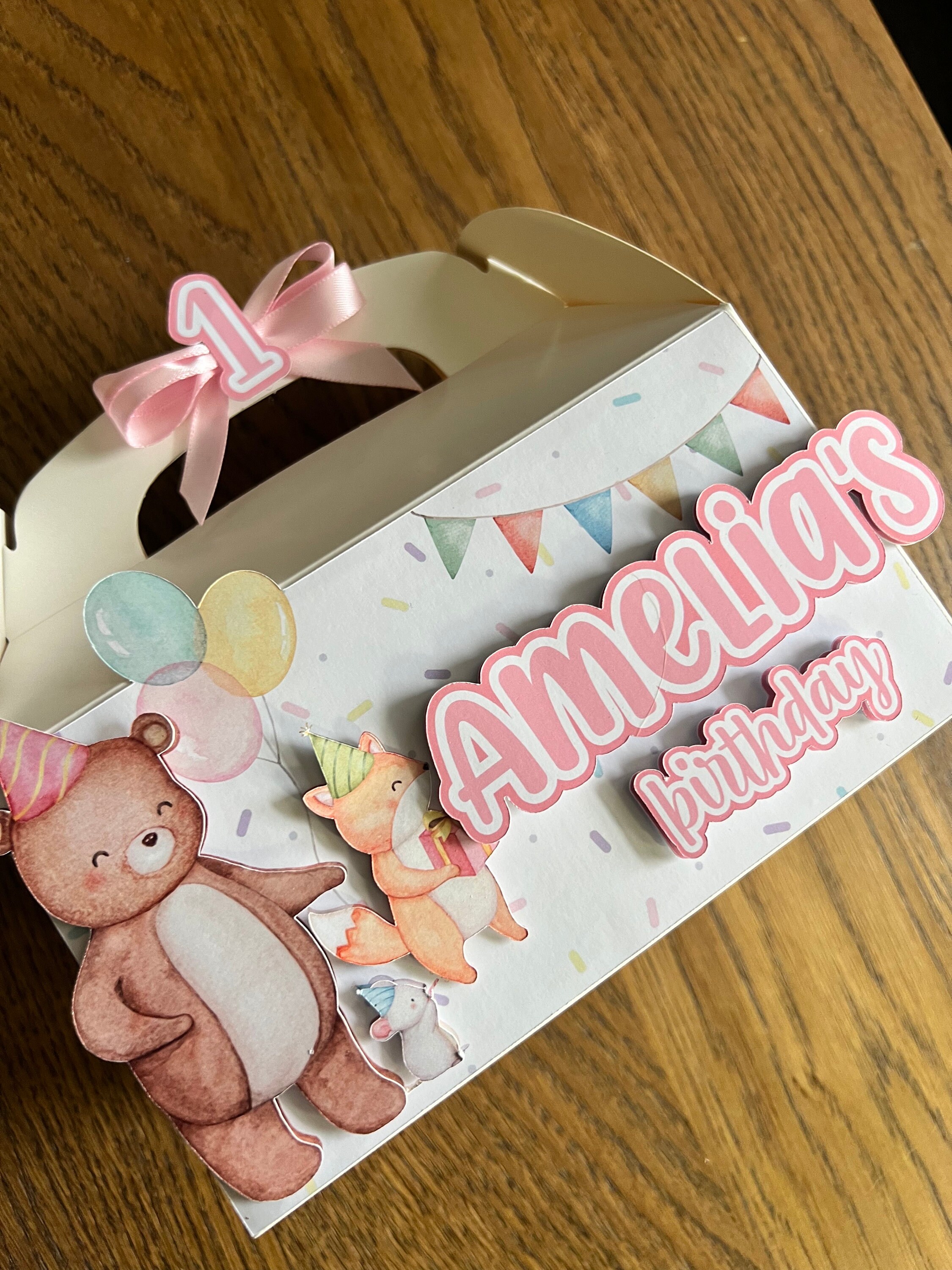 Custom Gable Boxes, Kids Favor Boxes, Birthday Favor Box ,gable Boxes ...