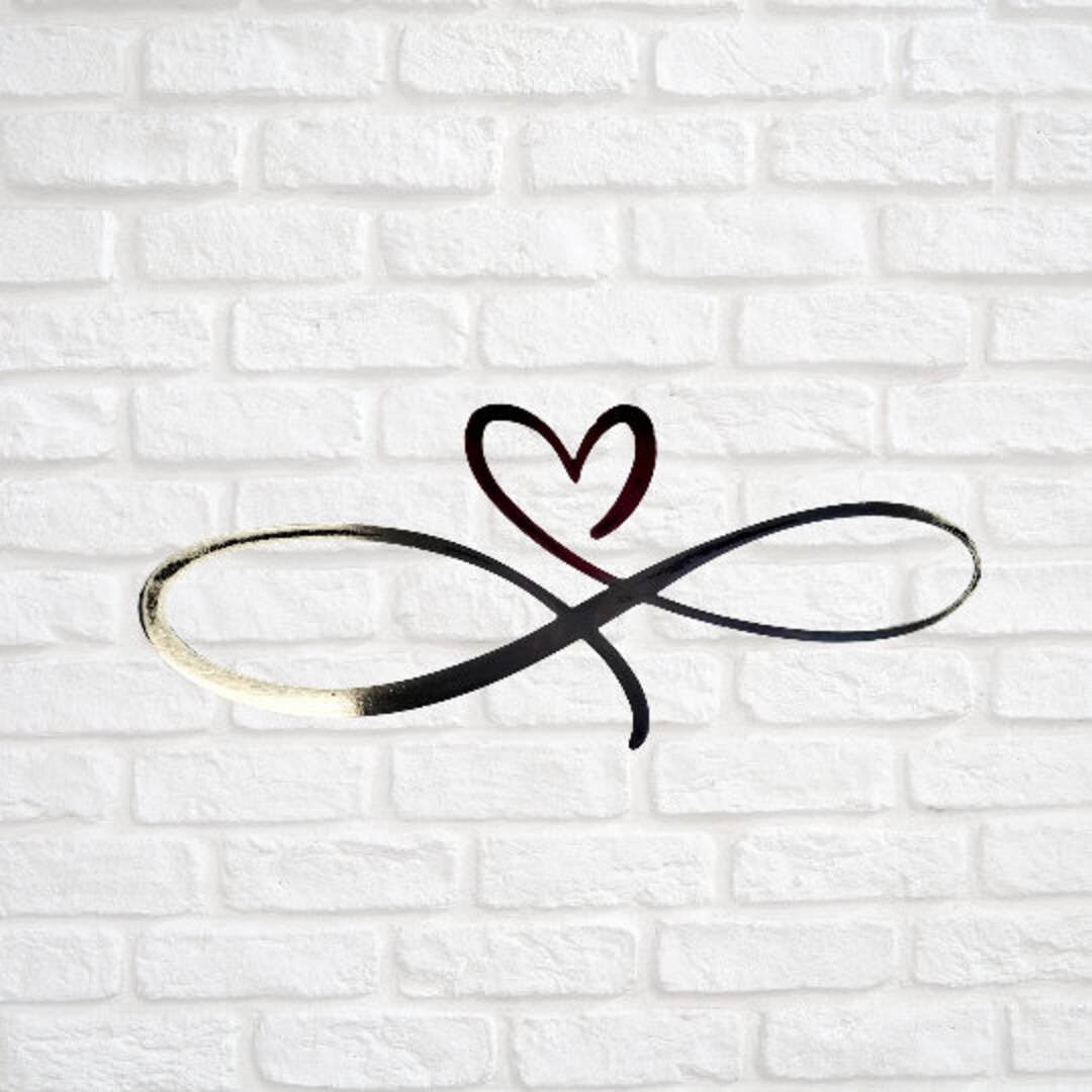Infinity Heart/ Valentine's Day Sign/ Love Sign, Heart, Home Decor ...