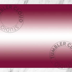 Maroon Ombre Tumbler Wrap, Ombre Sublimation Design, 20 Oz Tumbler Wrap ...