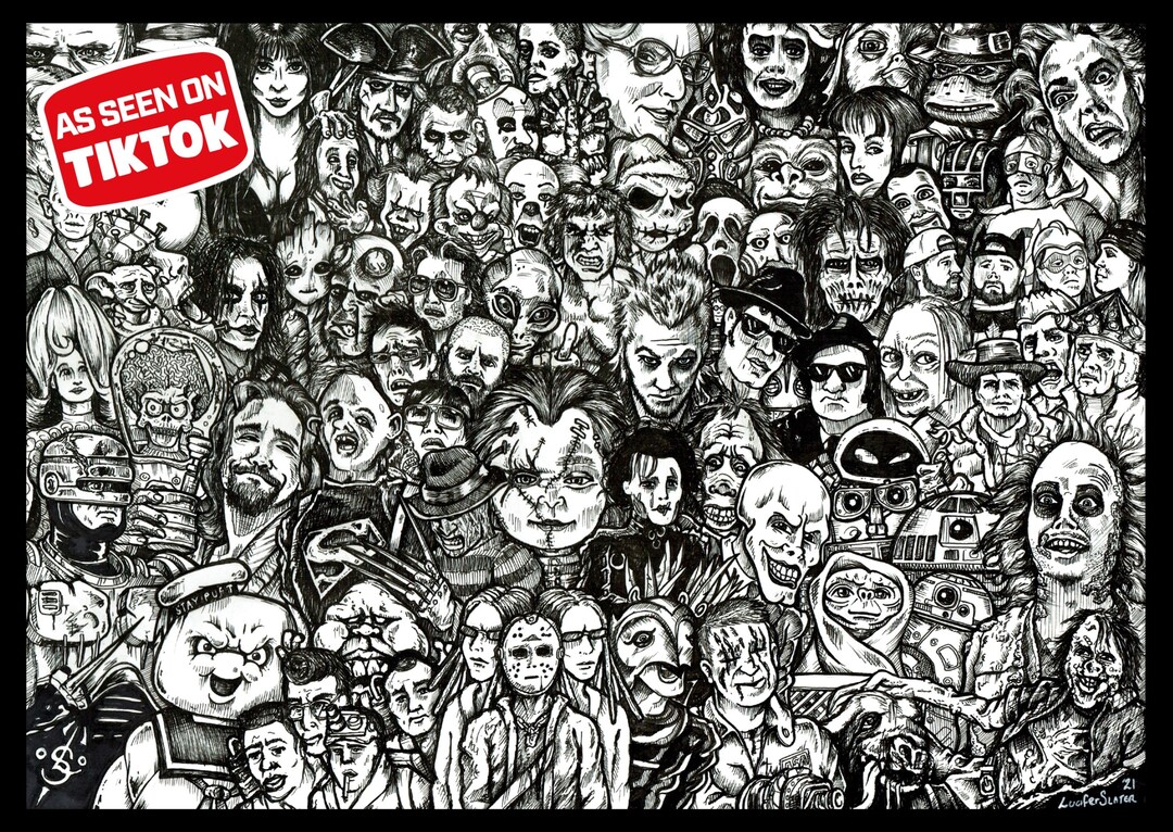 Movie Character Artwork Prints - Etsy