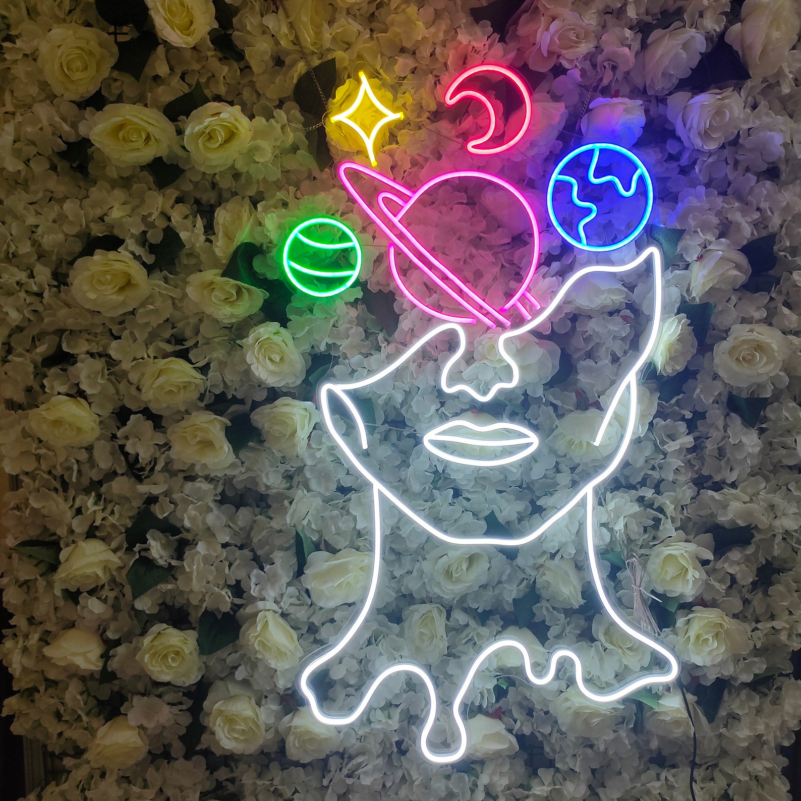 Neon Signs Lights Custom Galaxy Brain the Solar System Milky - Etsy